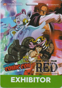 Admission Ticket: New York Comic Con - One Piece Film Red (United ...