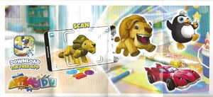 Meal Toy: Alexander Lion (Kinder Surprise, Europe(Kinder - Animals Care ...