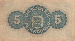 Banknote: 5 Kroner (Denmark(1944-1962 Issue) Wor:P-35b.4