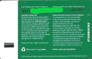 Gift Card: Siren Lady (Starbucks, Canada(Hangers) Col:CA-S-6217-16 ...
