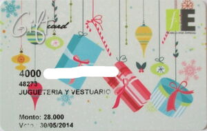 Gift Card: Navidad (Falabella, Chile(Navidad) Col:CL-F-067 💳