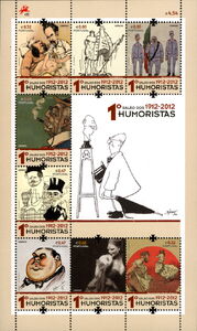 Selo: 1st Humorists’ Show - Centenary (Portugal(Centenário do 1º Salão ...