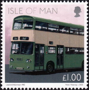 Stamp: Leyland Atlantean 1982 (Isle of Man(Manx Buses (Series IV) (2022 ...