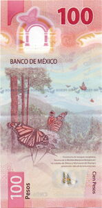 Banknote: 100 Pesos (Mexico(2017-2022 "Historical Identity and Natural ...