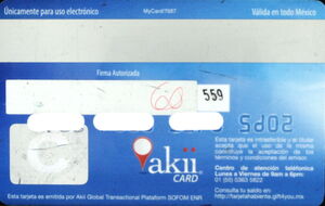 Cartão de Presente: Akii Card - Danone (Carnet, México(Carnet) Col:MX ...
