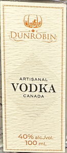 Drink Label: Dunrobin Artisanal Vodka Canada (Dunrobin Distilleries ...