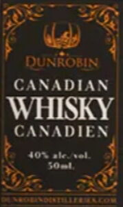 Drink Label: Dunrobin Canadian (Dunrobin Distilleries, CanadaCol:CA ...