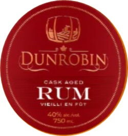 Drink Label: Dunrobin Cask Aged Rum (Dunrobin Distilleries, CanadaCol ...