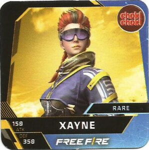 Meal Toy: Fire Fire - Xayne (Snacks, Indonesia(Free Fire) Col:CHO-2022-0017