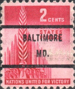 Stamp: Allied Nations Precancel (United States of AmericaMi:US PR510