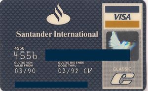 Bank Card: Santander International - Classic (Banco de Santander ...
