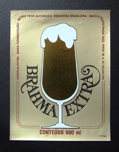 Drink Label: Brahma Extra (Cia Brahma do Brasil, BrazilCol:BR-BEER-000078