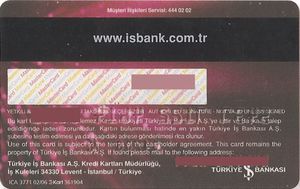 Bank Card: Maximum (Türkiye İş Bankası, Türkiye (Turkey)Col:TR-MC-0030