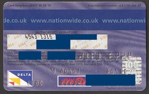 Bank Card: Nationwide Flex Account (Nationwide, United Kingdom of Great ...