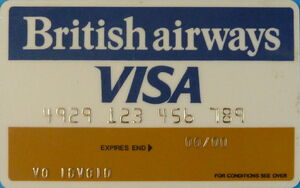 Bank Card: British Airways (Barclays Bank, United Kingdom of Great ...