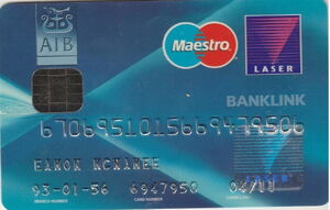 Bank Card: Banklink (Allied Irish Banks (AIB), IrelandCol:IE-MS-0006.04