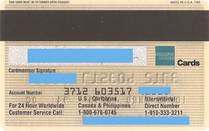 Bank Card: AMERICAN EXPRESS OPTIMA blue (American Express, United ...