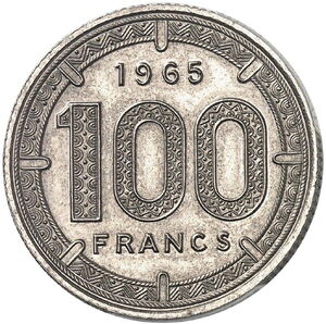 Coin: 100 CFA Francs (Essai) (Equatorial African States(Patterns) WCC:kme6