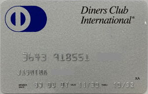Bank Card: Diners Club International (Diners Club International ...
