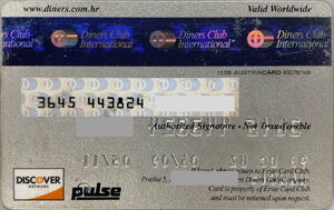 Bank Card: Diners Club International (Diners Club International ...