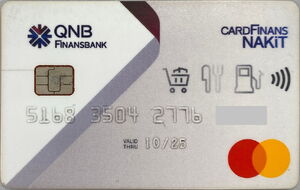 Bank Card: Cardfinans Nakit (Finansbank, Türkiye (Turkey)Col:TR-MC-0596.02