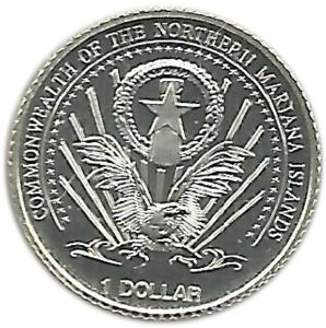 Coin: 1 Dollar (Pope Leo III) (Northern Mariana Islands(2004~Today ...