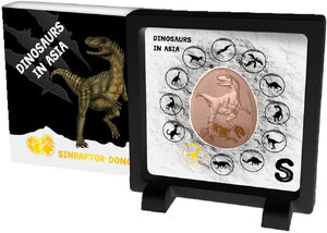 Монеты: 20 Cents (Dinosaurs in Asia - Sinraptor Dongi) (Самоа(2022 ...