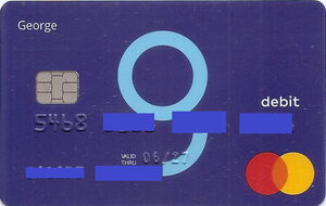 Bank Card: George (Banca Comerciala Romana, RomaniaCol:RO-MC-0436