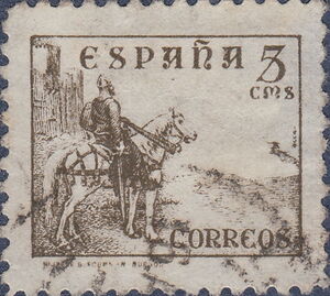Sello: El Cid (España(Cifras y Cid) Mi:ES 766I.I,Sn:ES 641,Yt:ES 578A ...