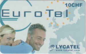 Telefonkarte: Euro Tel (Lycatel, Schweiz(Euro) Col:CH-LYC-EU-9