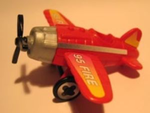 Meal Toy: Red plane (Kinder Surprise, Worldwide) (Kinder - Airplanes ...