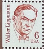 Stamp: Walter Lippmann (United States of America(Great Americans) Mi:US ...