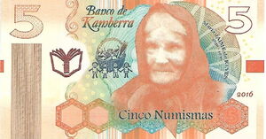 Banknote: 5 Fantasy (Maria Jamie de Reyes) (Fantasy Issues(Banco de ...