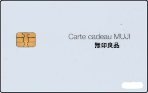 Gift Card: Muji (MUJI, France(Muji) Col:FR-MUJI-002 💳