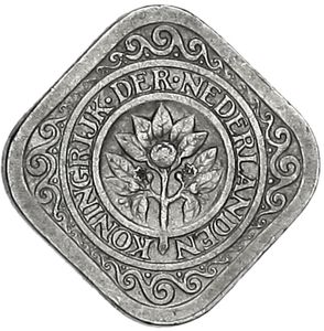 Munt: 5 Cents (Vierkante Stuiver) (Nederland(1890 ~ 1948 - 4de Koningin ...