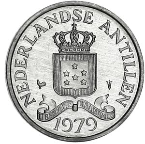 Coin: 2½ Cents (Netherlands Antilles(1980~Today - Queen Beatrix / King ...