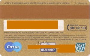 Bank Card: Generali Maestro (CartaSi, Italy) Col:IT-MS-0023