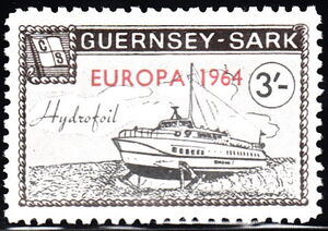Stamp: Hydrofoil (Guernsey, Sark: Private Post Offices(Guernsey ...