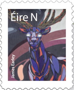 Stamp: Stamp Designs by James Earley (Ireland(Art On A Stamp Definitive ...