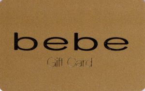 Gift Card: bebe gold (Bebe, United States of America) (bebe) Col:US ...