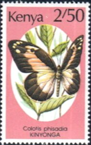 Stamp: Blue-spotted Arab (Colotis phisadia) (Kenya(Butterflies (1988 ...