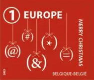 Stamp: Keyboard Character Art : Tree Ornaments (Belgium(Christmas 2023 ...