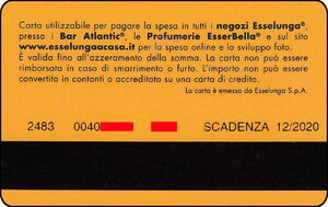 Gift Card: Melone (Esselunga, Italy(Esselunga) Col:IT-Essel-028-010-20