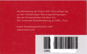 Gift Card: Esprit (Esprit, Austria(Esprit) Col:AT-Esprit-004