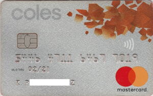 Bank Card: Coles (Wesfarmers Finance Pty Ltd, AustraliaCol:AU-MC-0043