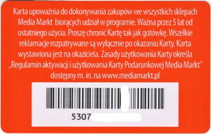 Gift Card: To nie jest kolejny krysztal (Media Markt, Poland(Media ...