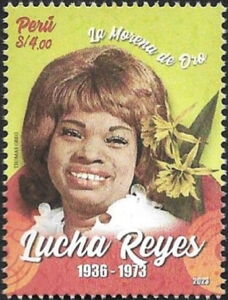 Stamp: Lucha Reyes, Singer (PeruCol:PE 2023.11.00-01