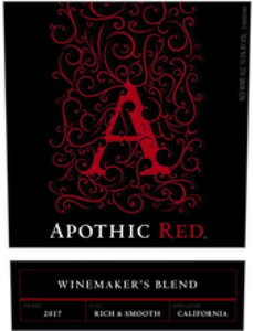 Drink Label: Apothic Red California Winemaker's Blend (Apothic Wines ...