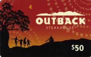 Gift Card: Dancing (Outback Steakhouse, United States of America ...