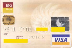 Bank Card: BG Bank Visa (BG Bank, DenmarkCol:DK-VI-0003